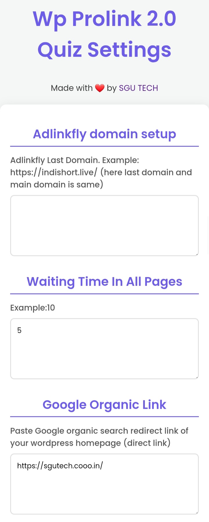 WP Prolink 2.0 Quiz Safelink Direct Organic Google Feature Premium ...